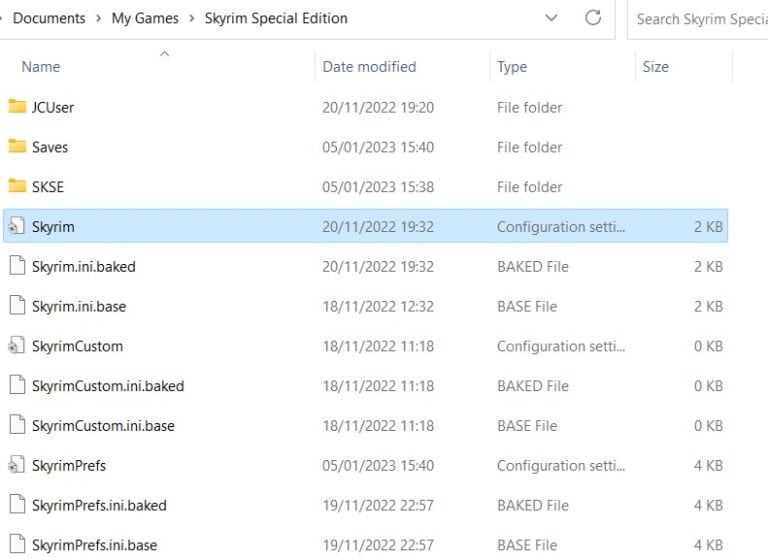The Ultimate Guide to Finding Skyrim’s INI Files - CareerGamers